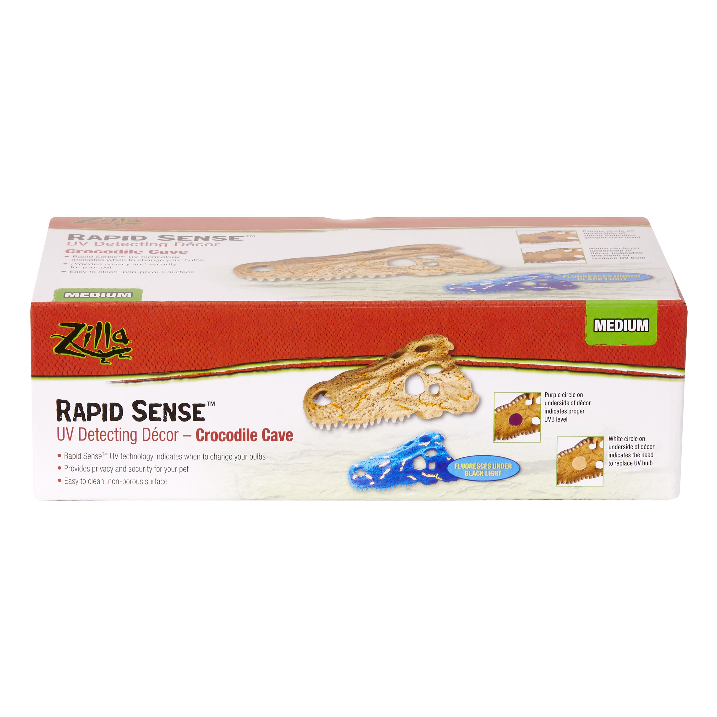 Zilla Rapid Sense Decor Crocodile Cave Medium – KensFish.com
