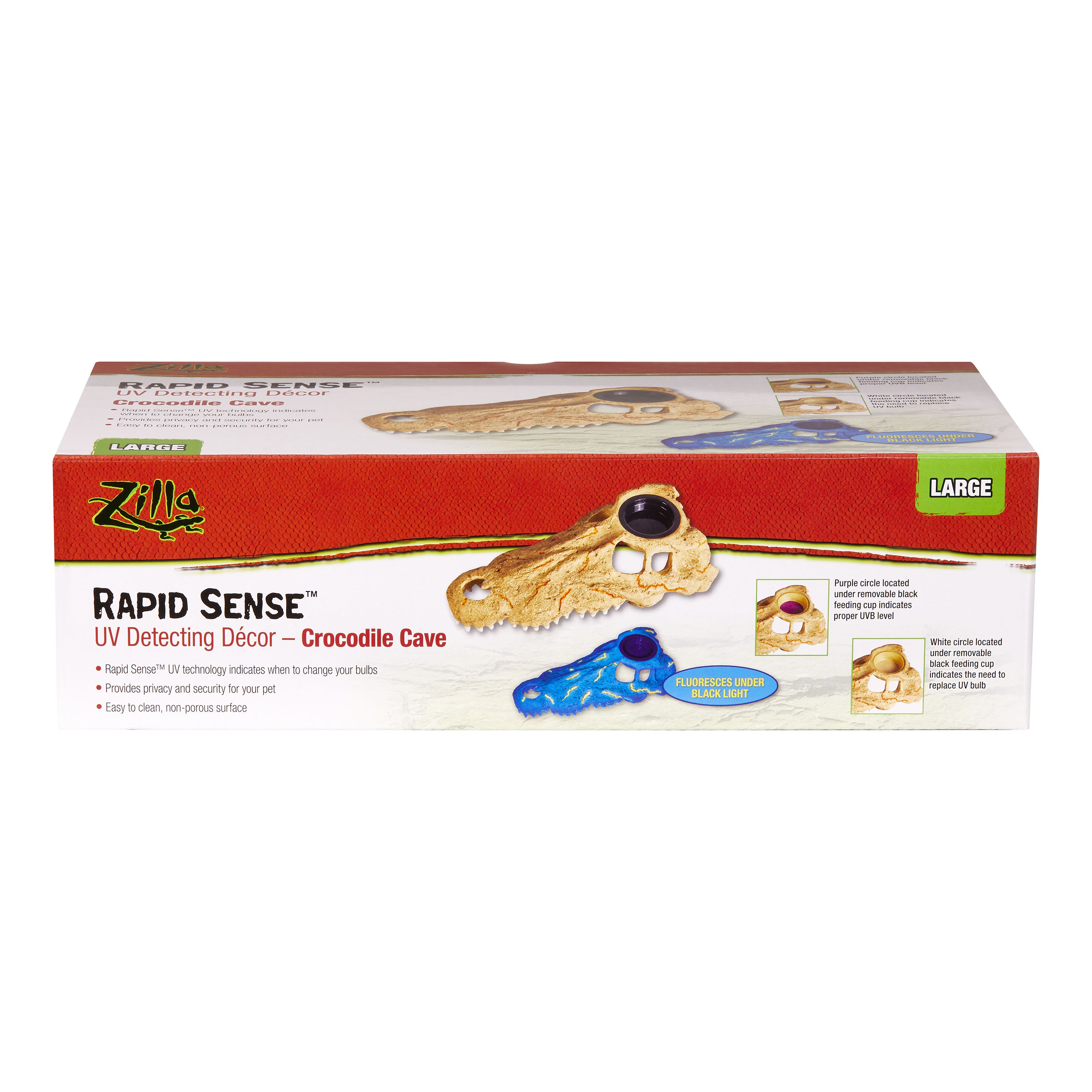 Zilla Rapid Sense Decor Crocodile Cave Large – KensFish.com