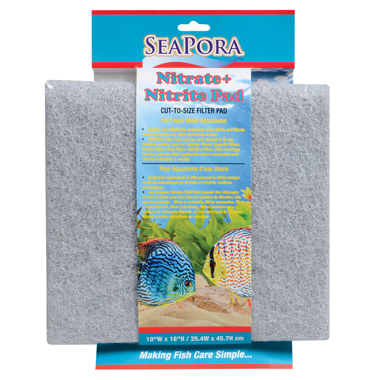 Seapora Nitrate + Nitrite Pad 18" x 10" – KensFish.com