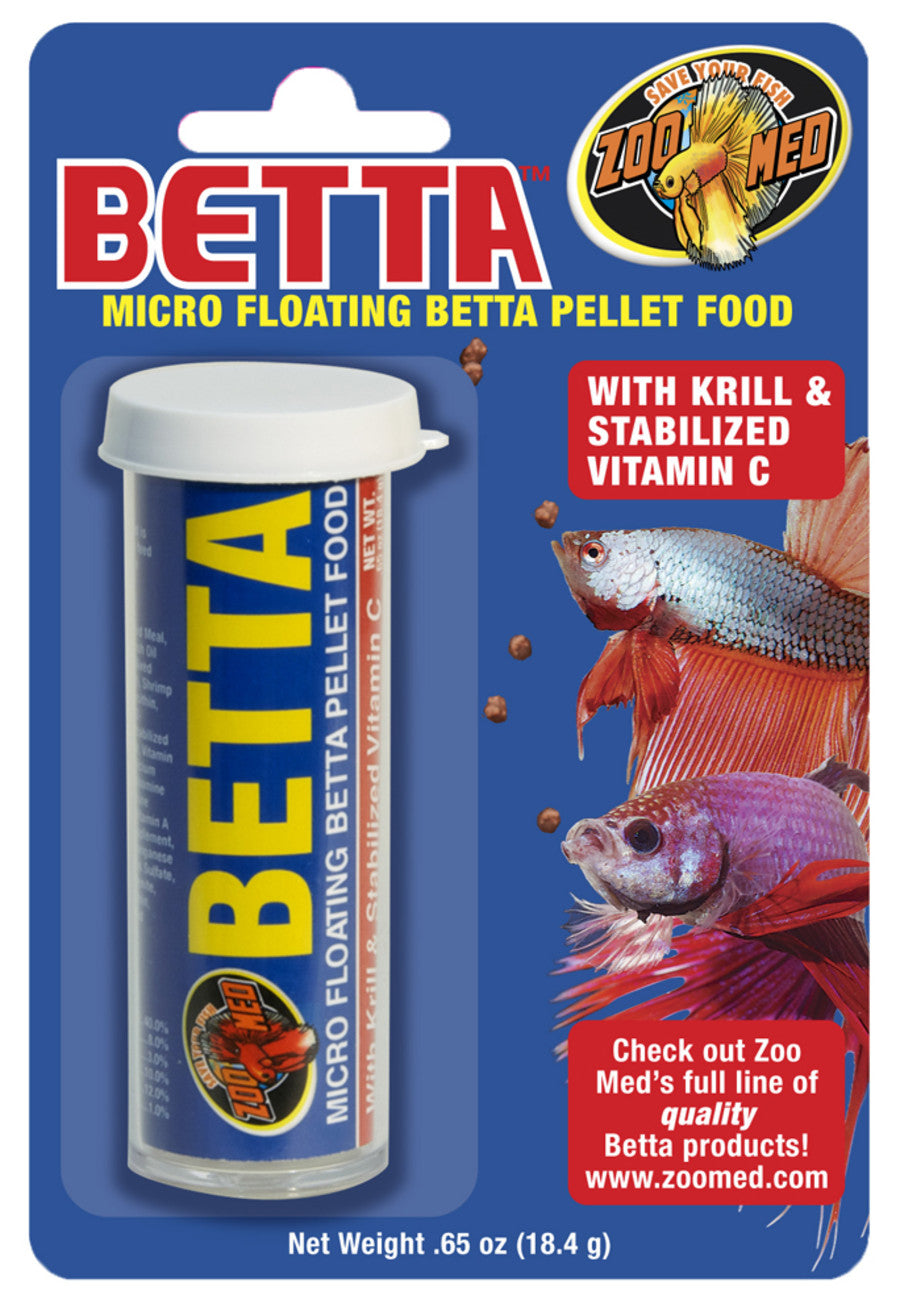 Zoo Med Micro Floating Betta Pellets – KensFish.com