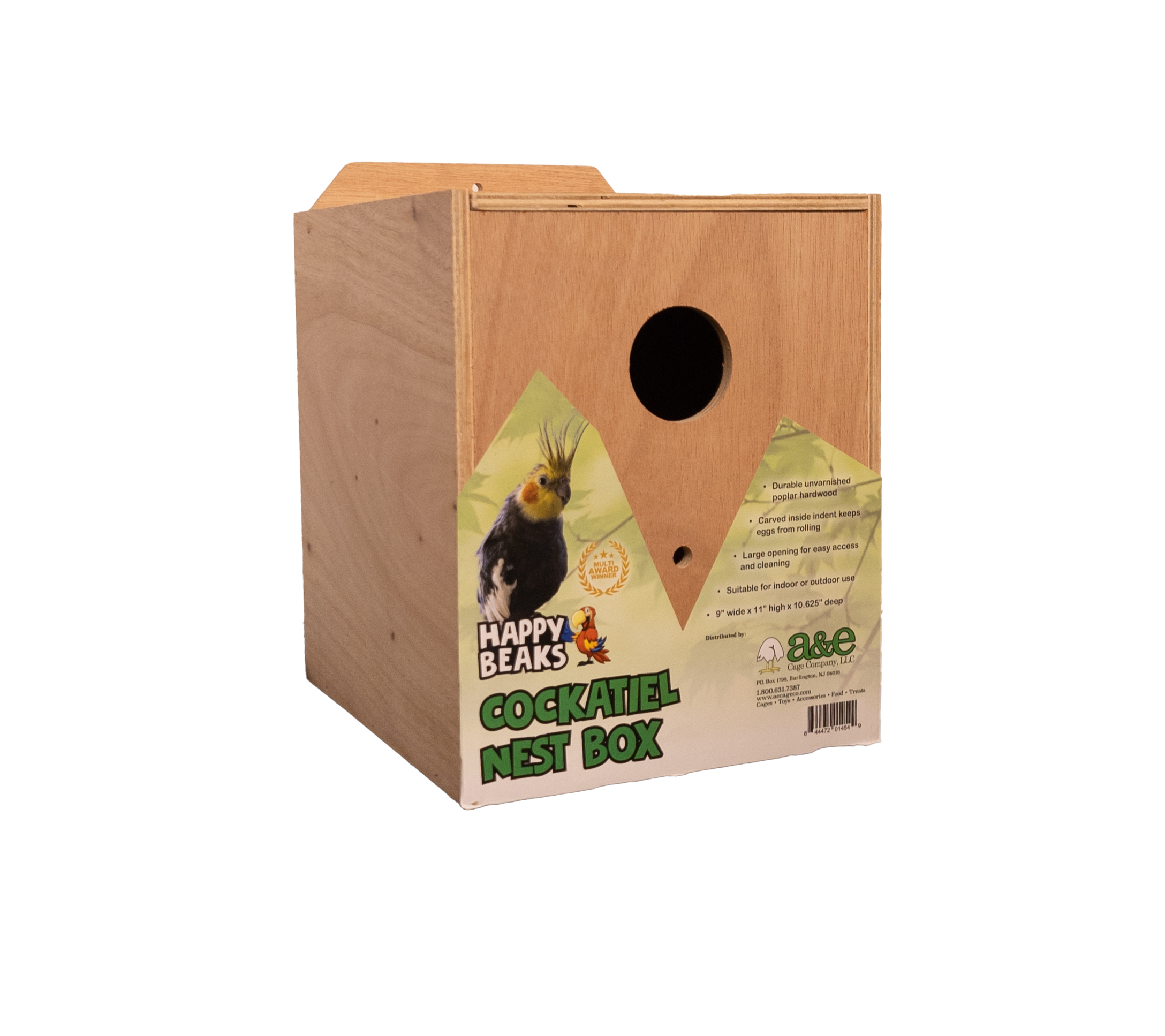 A&E Cage Cockatiel Nest Box – KensFish.com
