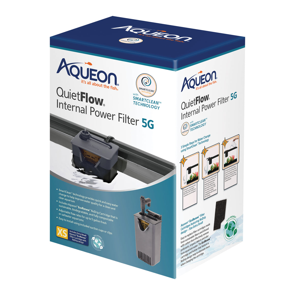 Aqueon Quiet Flow Internal Power Filter 5G – KensFish.com