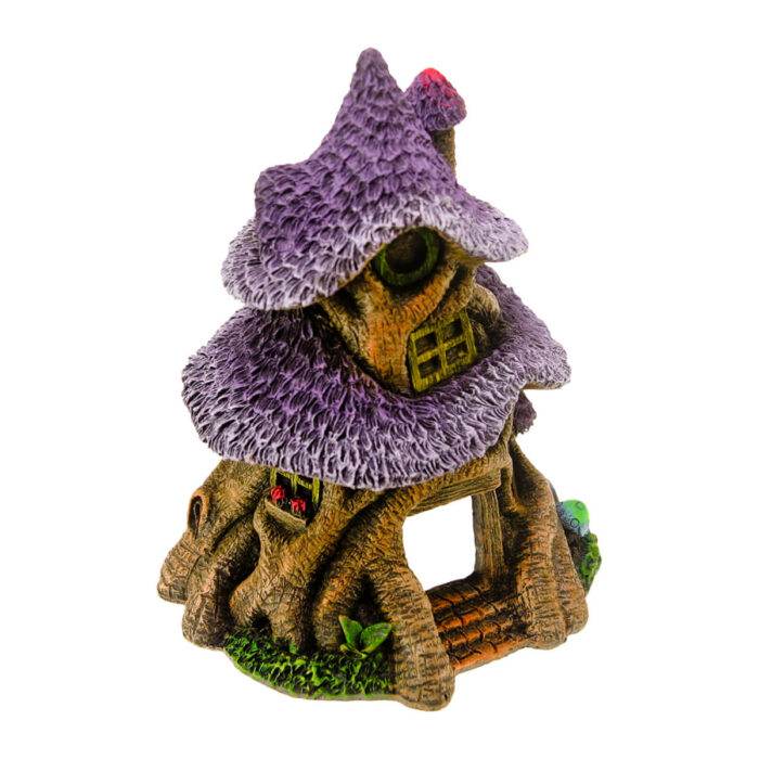 Blue Ribbon Exotic Environments Purple Thatched Roof Tree House ...