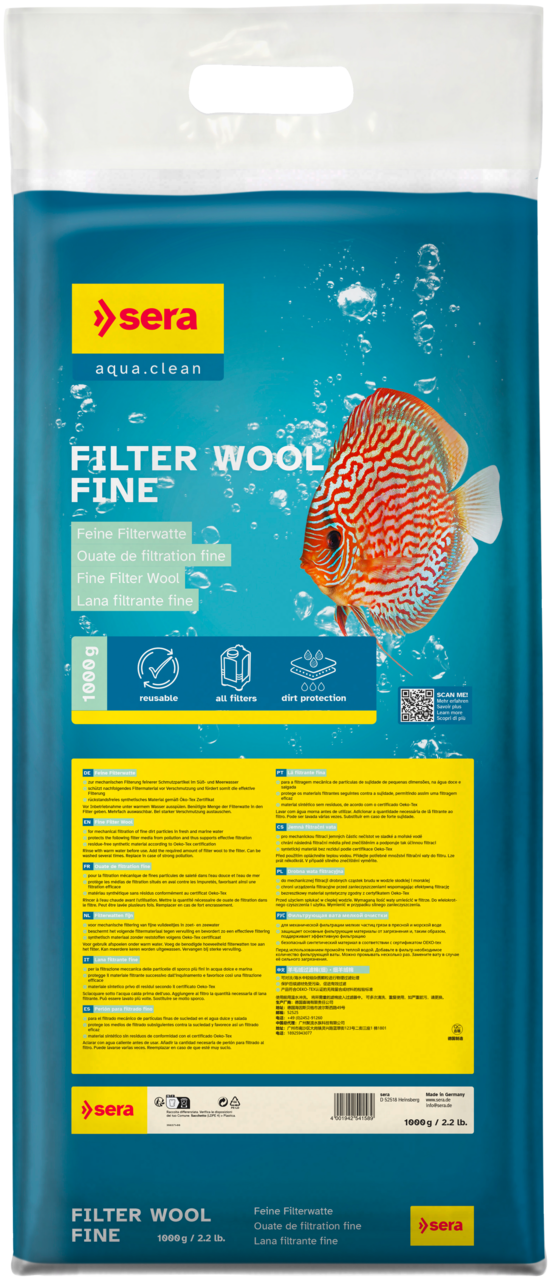 Sera Filter Wool Fine 2.2 lb. – KensFish.com