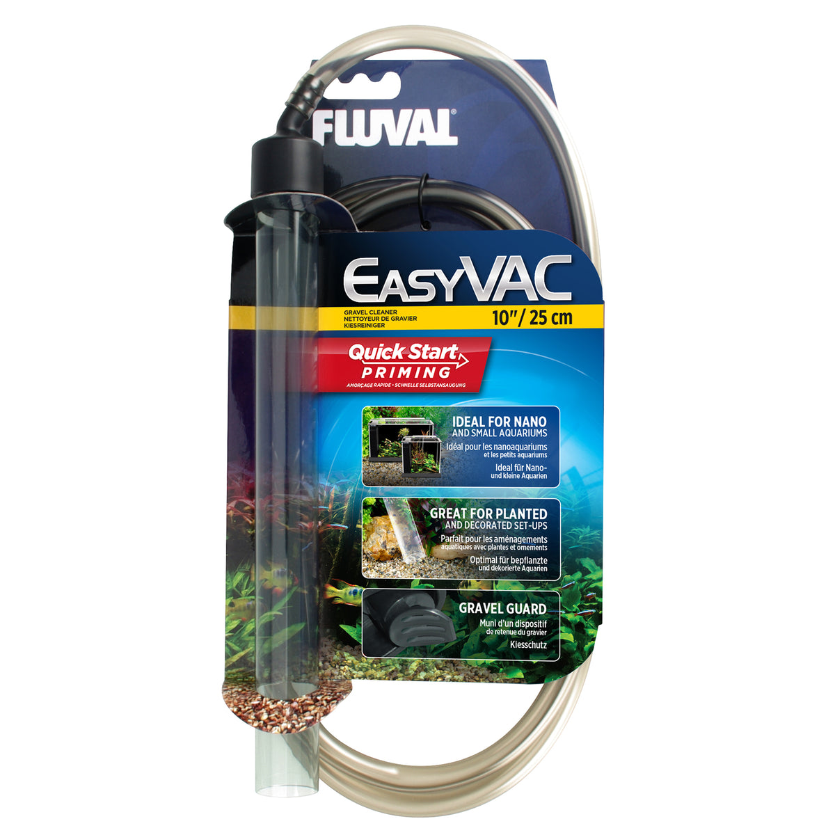 Fluval EasyVac Gravel Cleaner Mini 10 Inch – KensFish.com