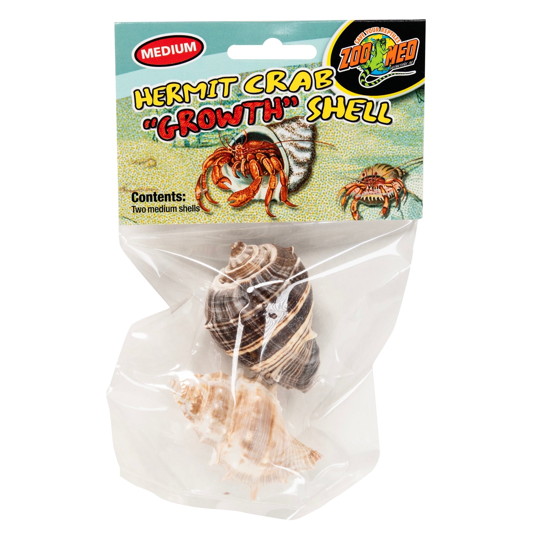 Zoo Med Hermit Crab Growth Shell Medium 2 Pack – KensFish.com