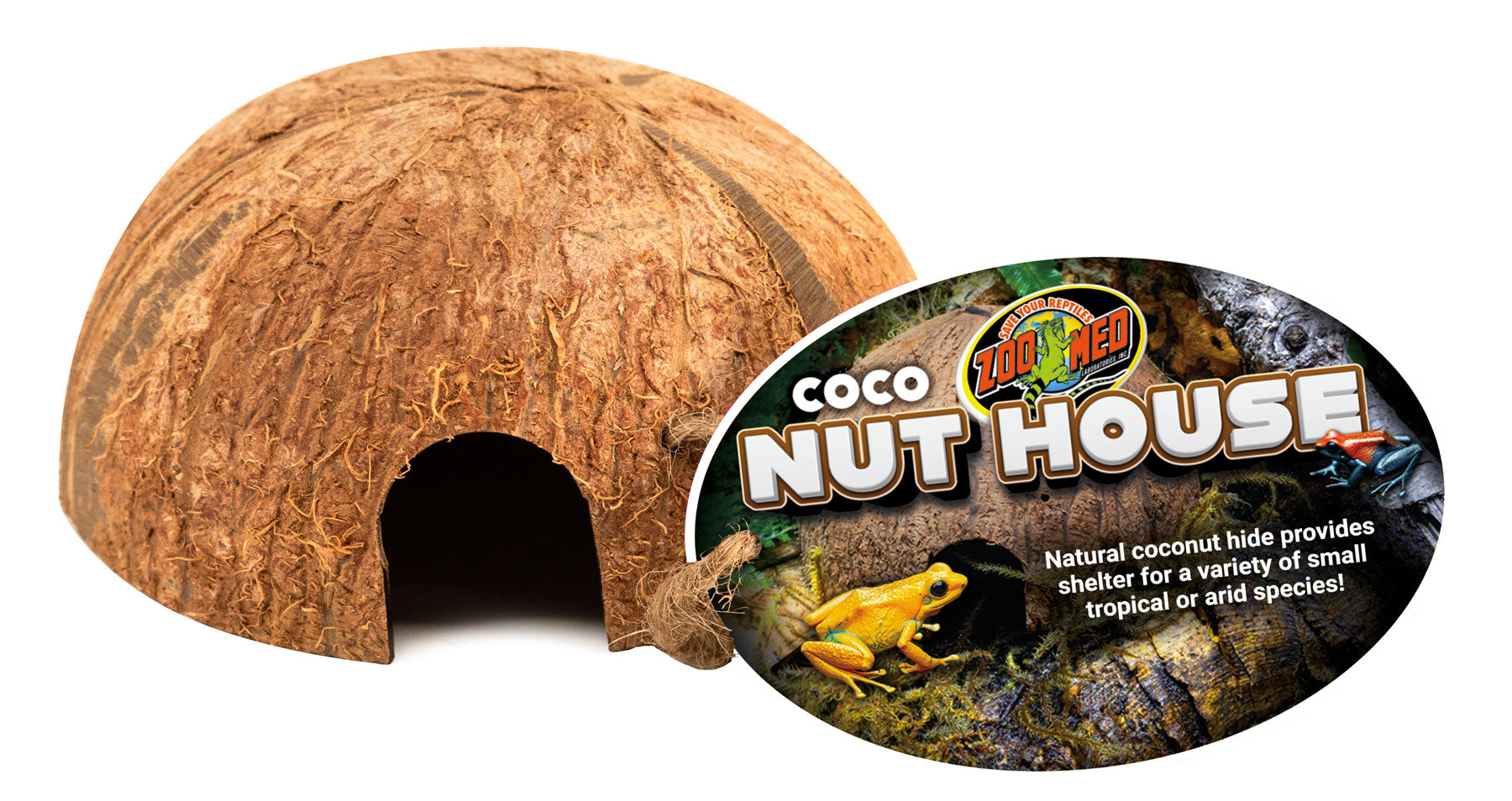 Zoo Med Coco Nut House – KensFish.com