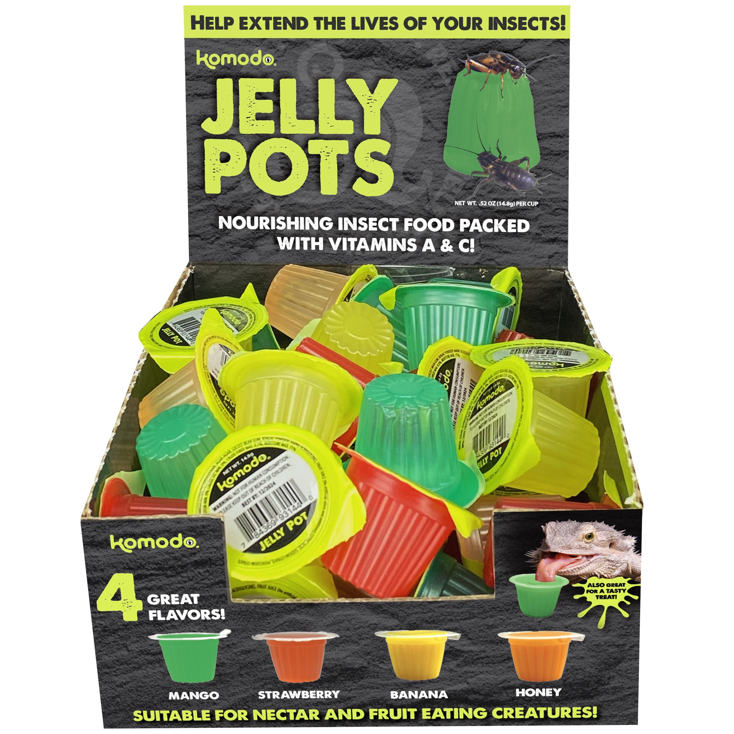 Komodo Jelly Pots Fruit 40 Count – KensFish.com