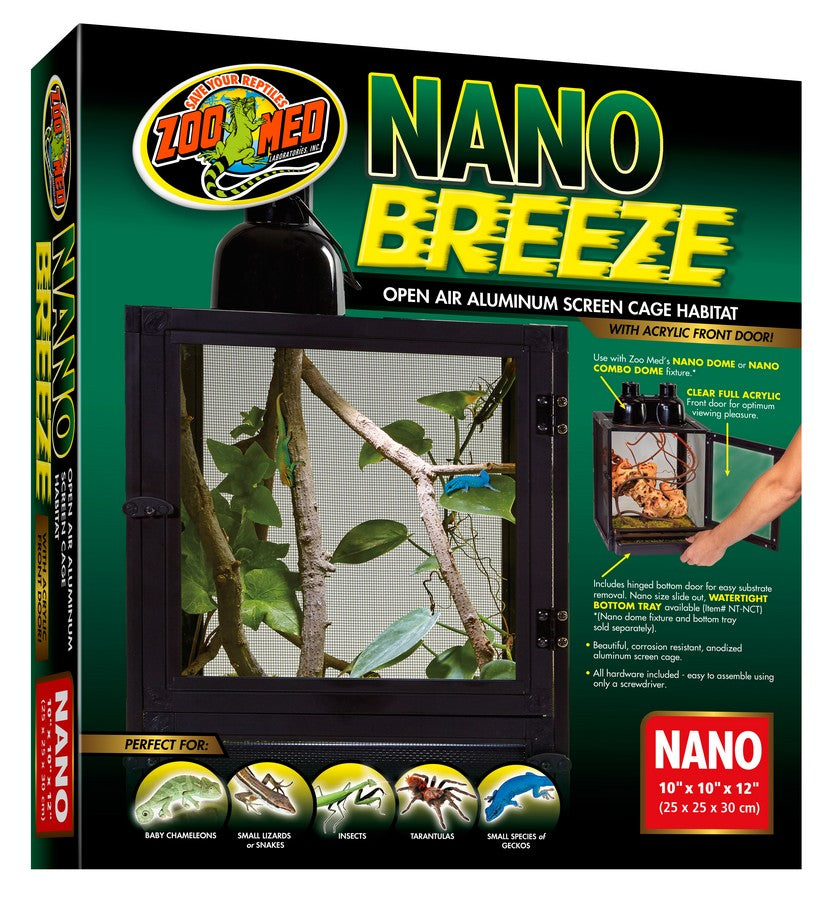 Zoo Med Nano Breeze Aluminum Screen Cage – KensFish.com