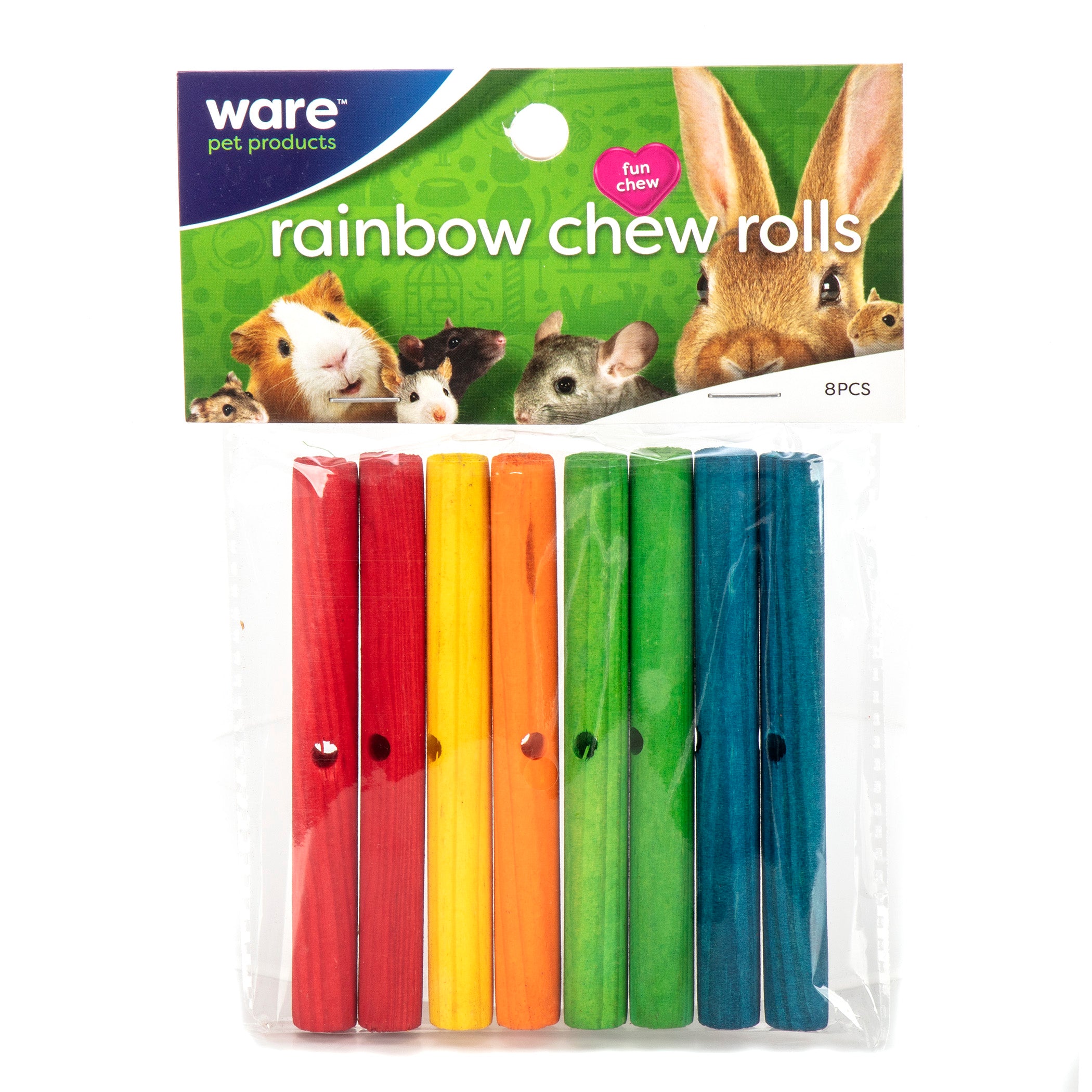 Ware Rainbow Chew Rolls 8 count – KensFish.com