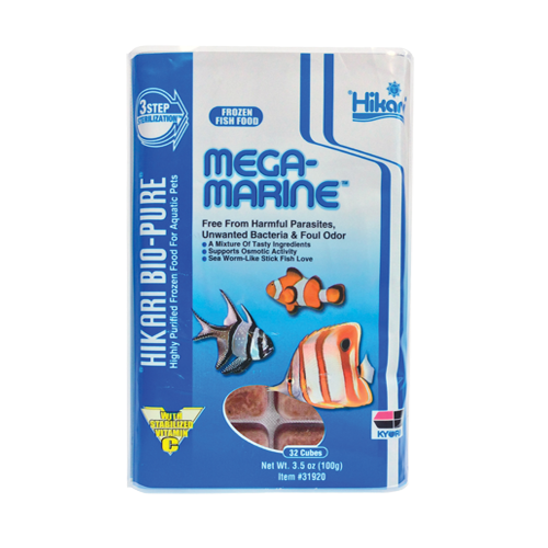 Hikari Frozen Mega-Marine Cubes 3.5 oz – KensFish.com