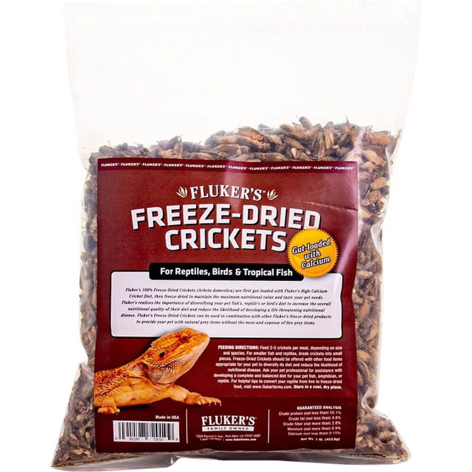 Fluker Freeze Dried Crickets – KensFish.com