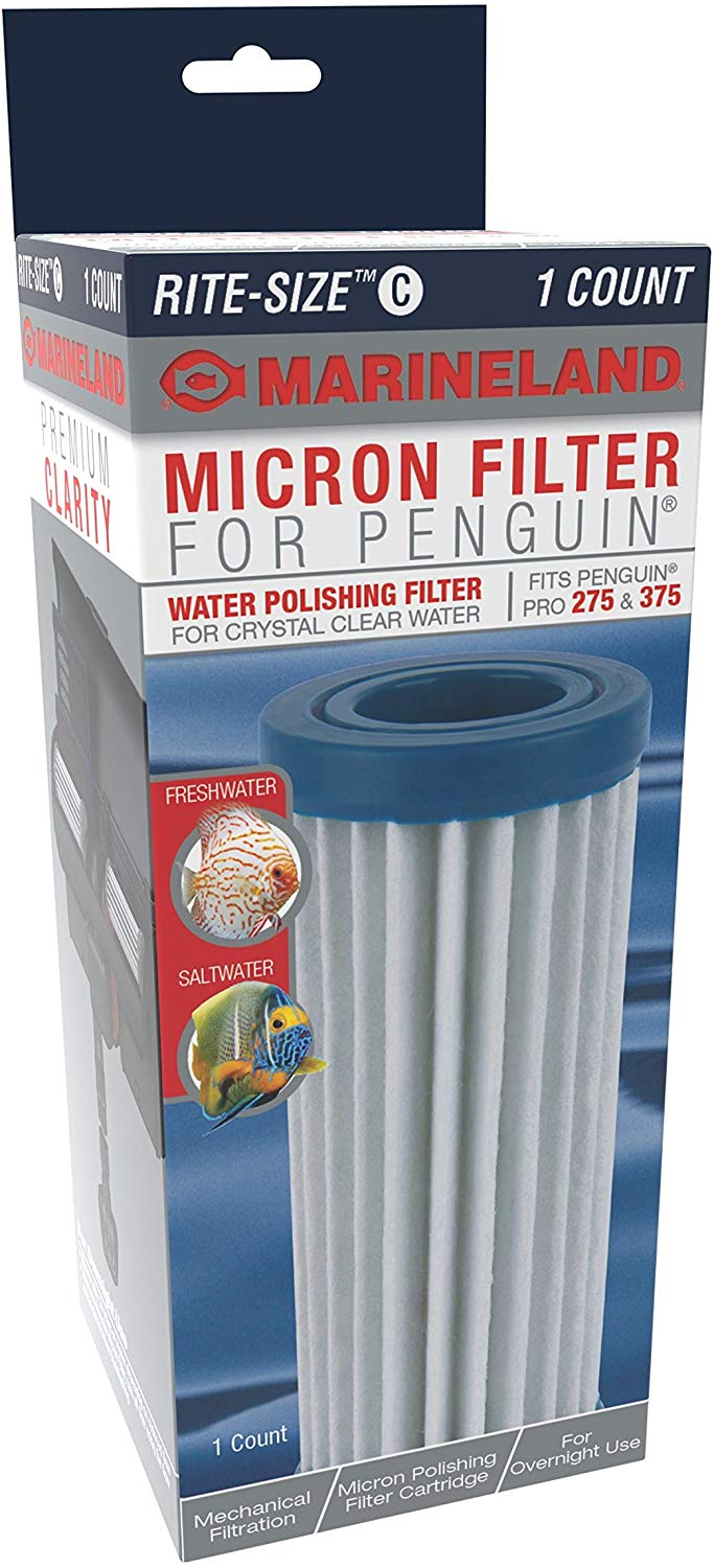 Marineland Micron Filter for Penguin Pro 275 & 375 Rite Size C ...