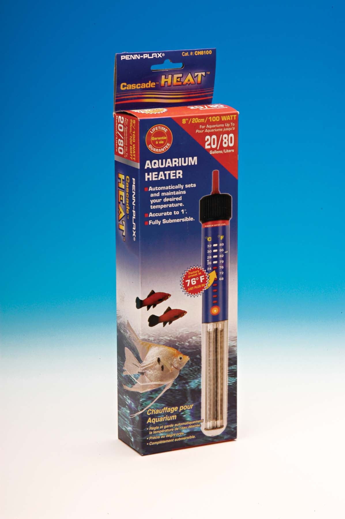 Cascade 100 Watt Submersible Glass Heater – KensFish.com
