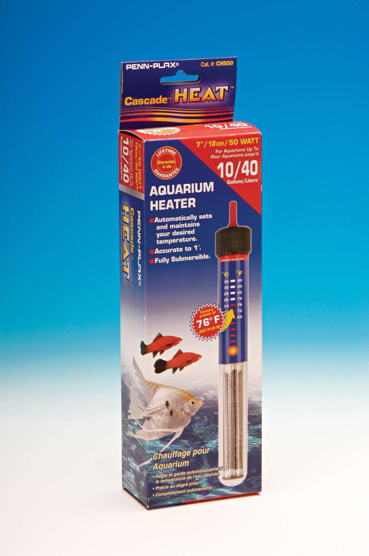 Cascade 50 Watt Submersible Glass Heater – KensFish.com