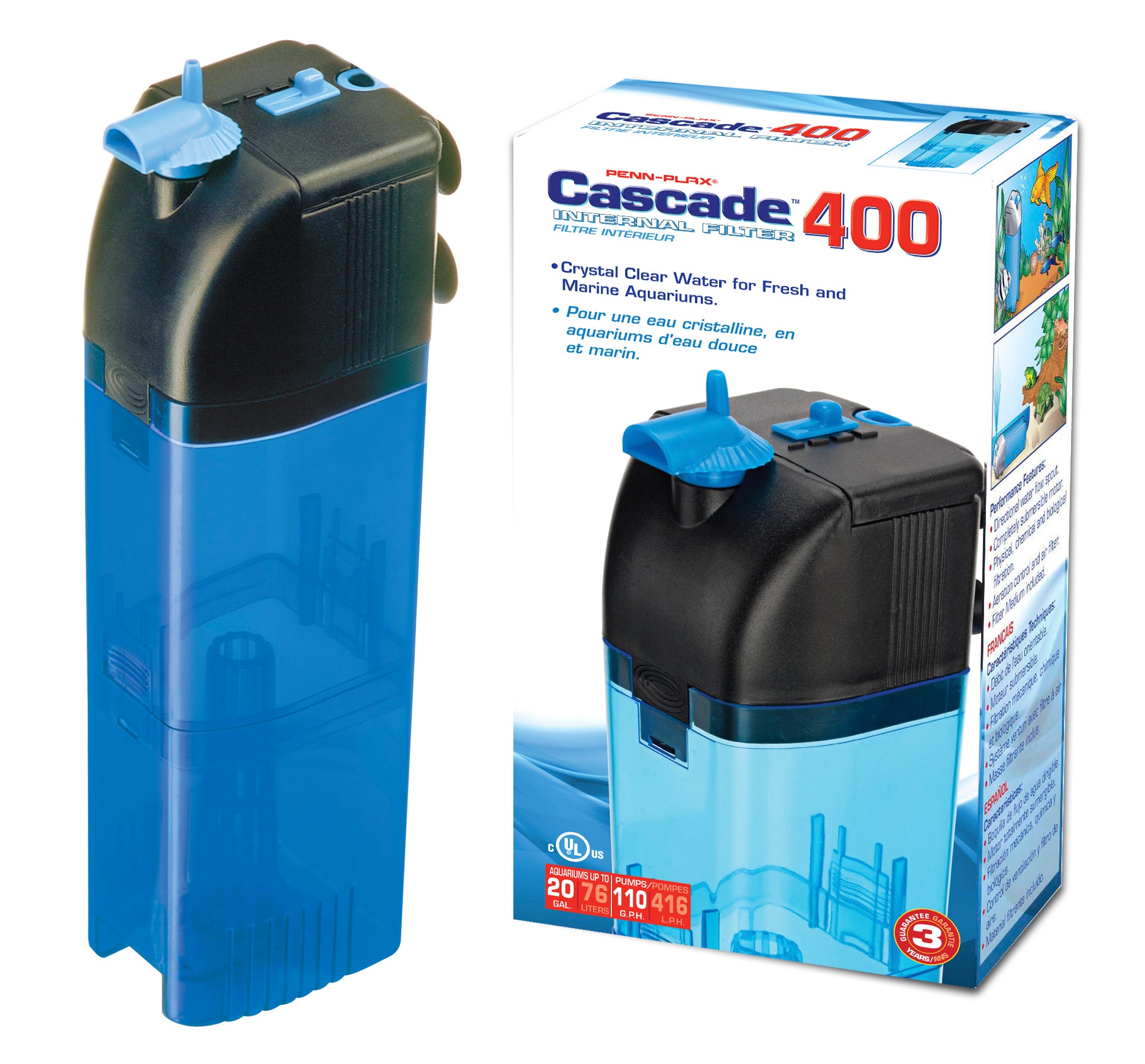 Cascade 400 Internal Power Filter – KensFish.com