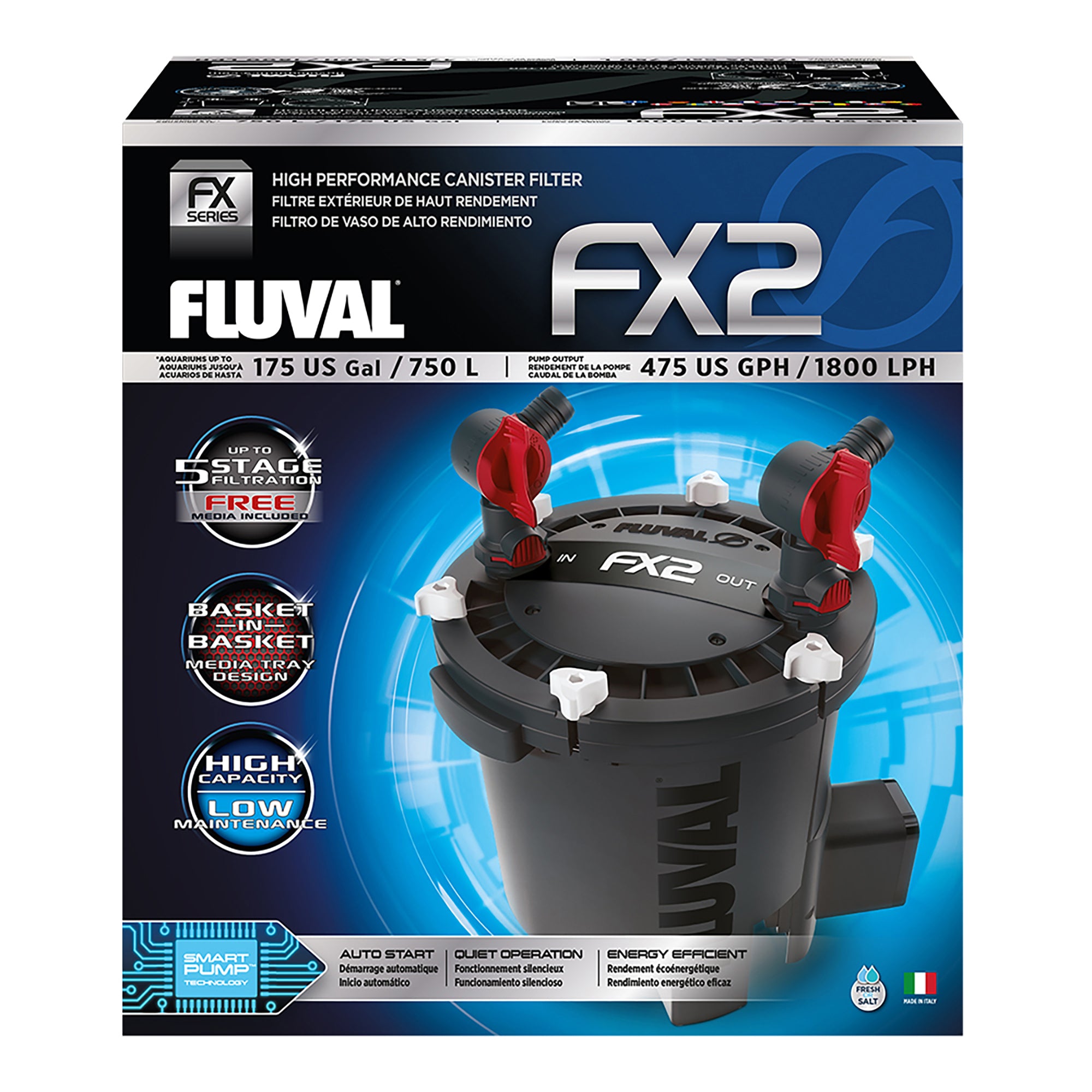 Fluval FX2 High Performance Canister Filter – KensFish.com