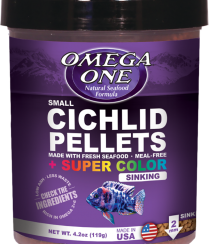 Omega One Sinking Super Color Cichlid Pellets Small – KensFish.com