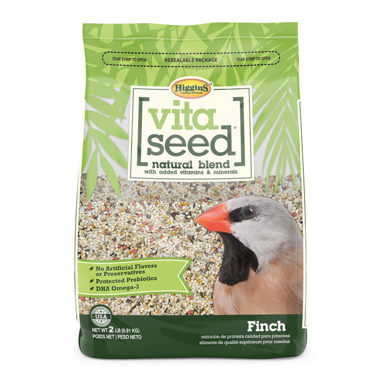 Higgins Vita Seed Natural Blend Finch Food – KensFish.com