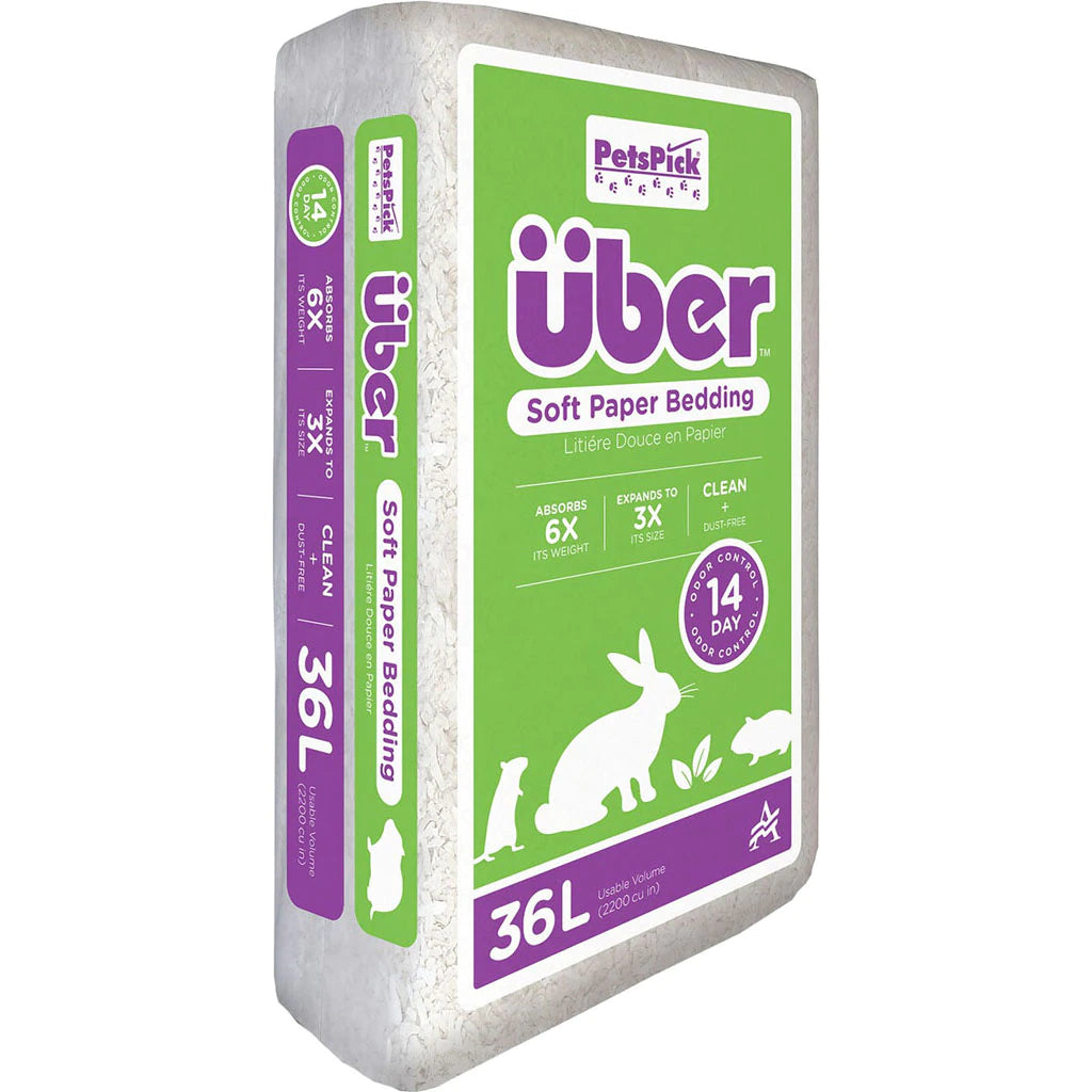 Uber Soft Paper Pet Bedding White – KensFish.com