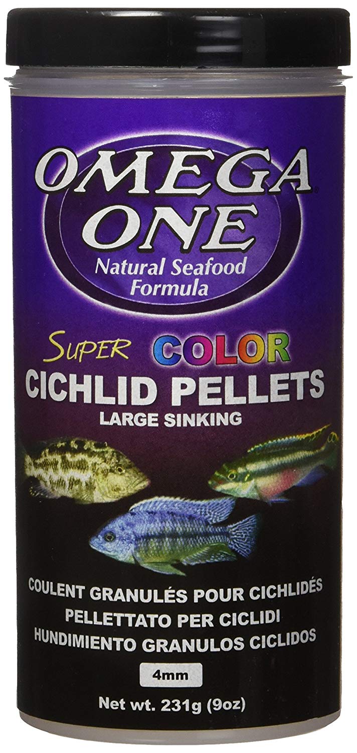 Omega One Sinking Super Color Cichlid Pellets Large – KensFish.com